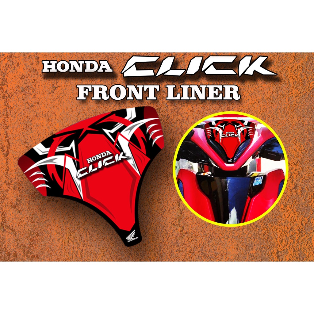 HONDA CLICK FRONT LINER STICKER / HONDA CLICK ACCESSORIES / HONDA CLICK ...