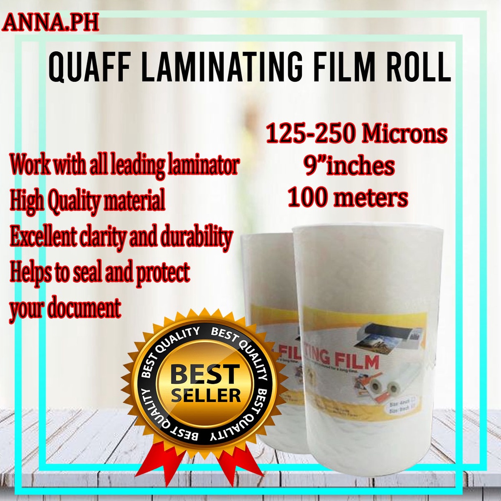 Quaff laminating film roll 9inc | Shopee Philippines