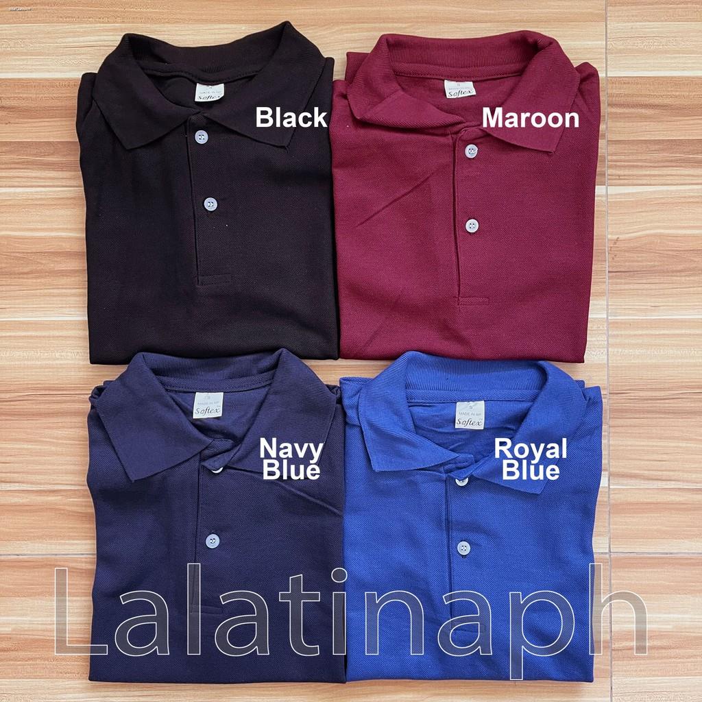 ☢ SOFTEX Unisex Plain Polo Shirt (Honeycomb Collared Shirt) - [XS to ...