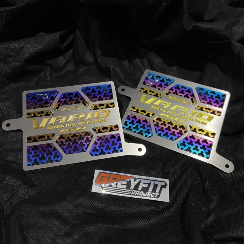 Vario stylo pcx 160 titanium radiator cover | Shopee Philippines