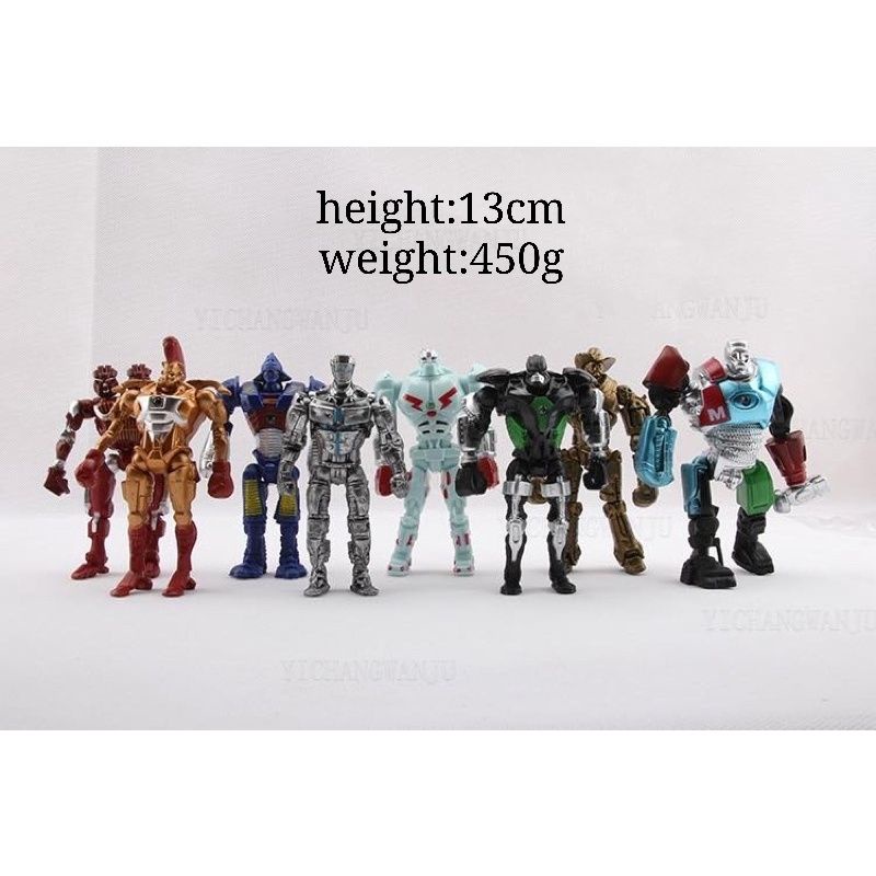real steel set of 8 action figure | Shopee Philippines