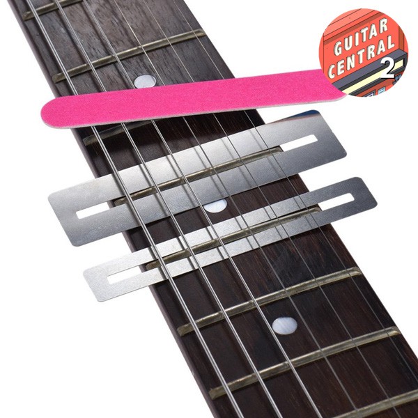 1 set Fret Repairing Tool Fretboard Guard Shim & Fretwire File for ...