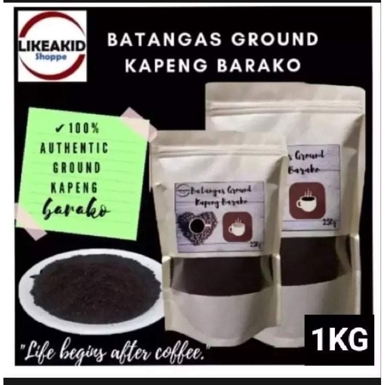Top Seller Batangas Ground Kapeng Barako 1kg | Shopee Philippines