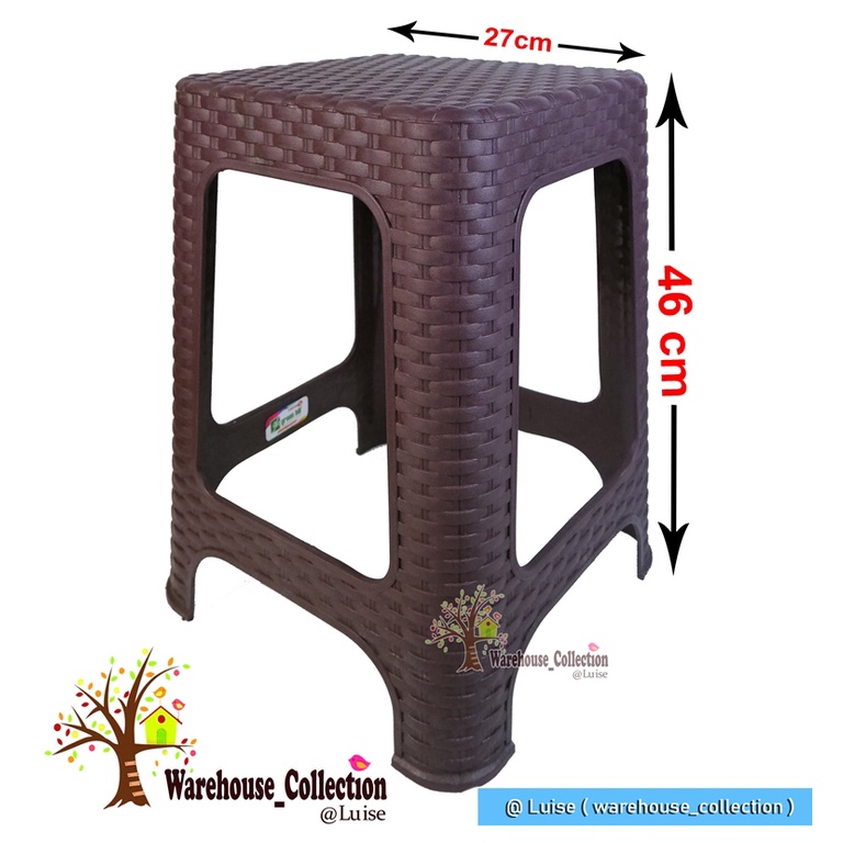 Thick RATTAN plastic bench/Woven Motif Plastic Chair/GONI/Garden Bench ...