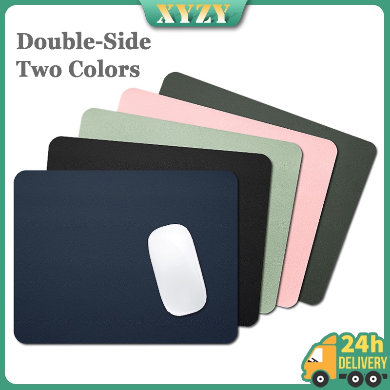 【COD】Double-Sided Mouse Pad Waterproof PU Gaming Mouse Pad Leather ...