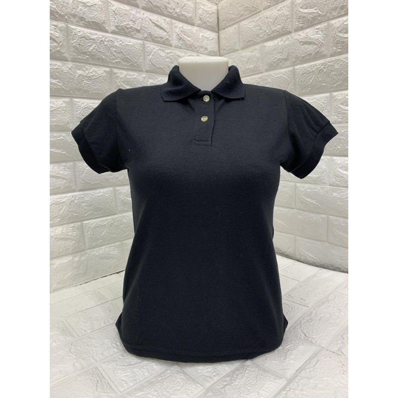 Ladies' Classic Honeycomb Plain Polo Shirt with Side Slit (fits only up ...