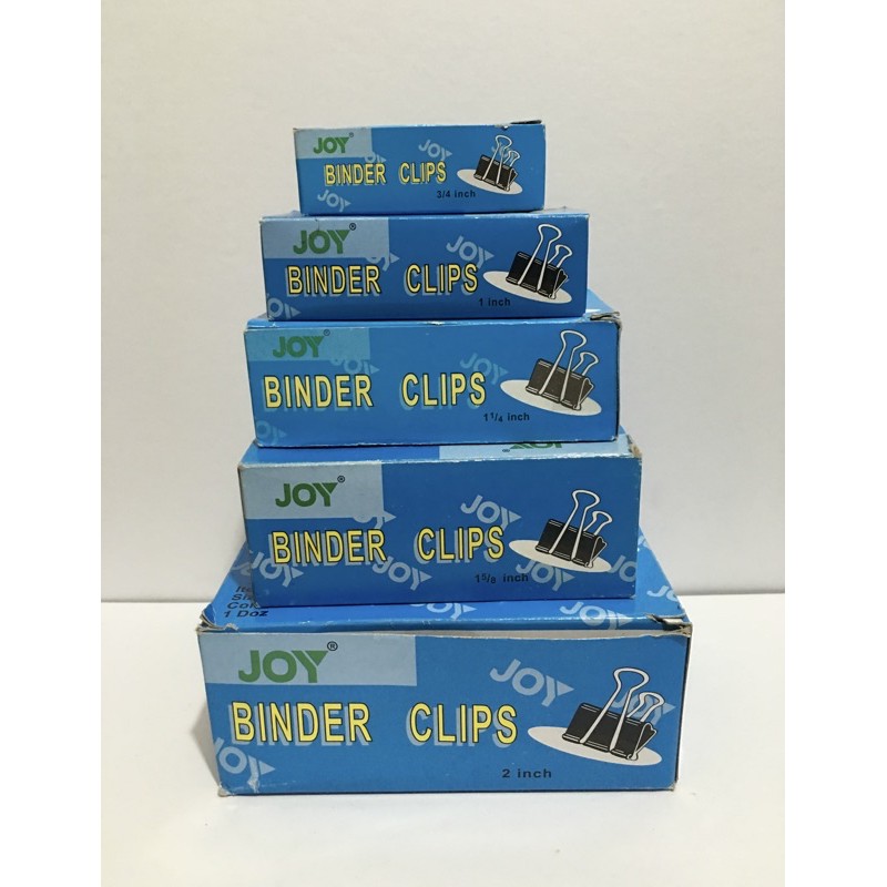 Binder Clip 2, 1 5/8, 1 1/4, 1, 3/4size per box | Shopee Philippines