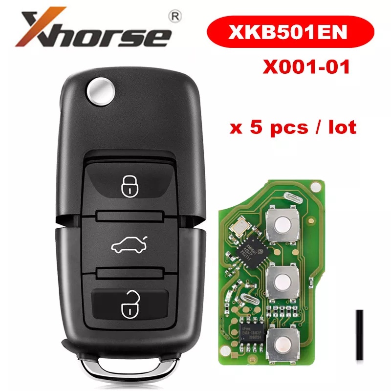 XHORSE XKB520EN Second Generation Wire Remote Key replace Xhorse VVDI2 ...