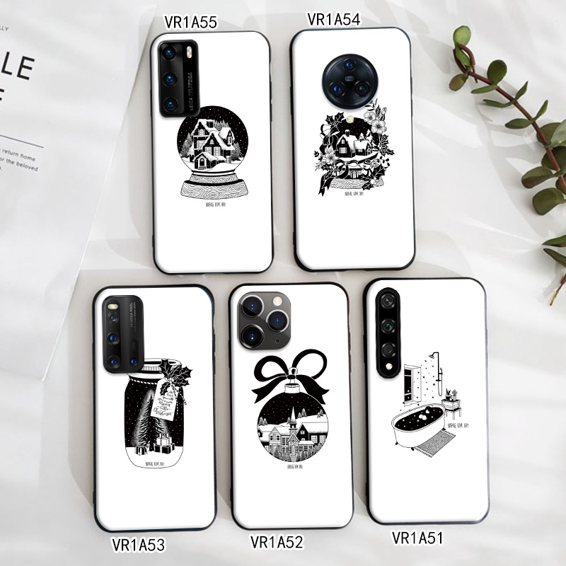 VIVO Phone Case V11 V11 V15 X50 V20 V5 Pro X50 Full Black & white Cover ...