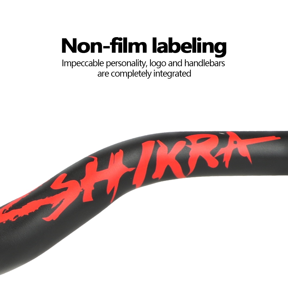 SHIKRA Bicycle Handlebar Mountain Bike Riser 31.8*785mm Aluminium Alloy ...