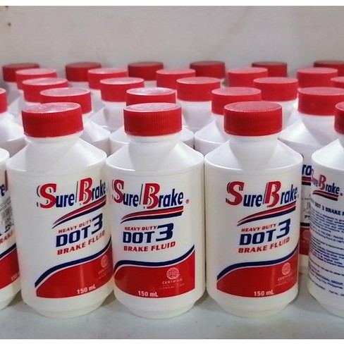 Sure brake DOT3 brake fluid 150ml | Shopee Philippines