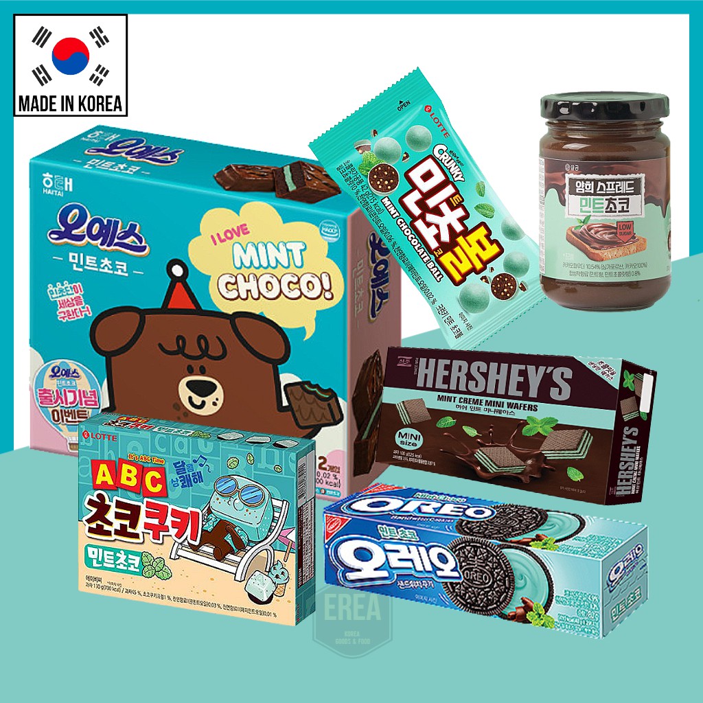 Mint Chocolate Snack Collection For Party Platter Made In Korea ...