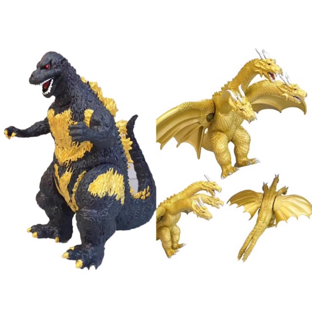 Godzilla Figure 1/12inch Gold Godzilla Action Wings | Shopee Philippines