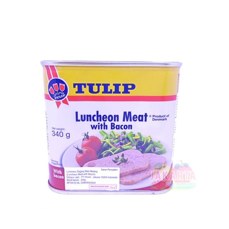 (CAND MEAT) TULIP LUNCHEON MEAT BACON 340G (CONTAINS PORK) | Shopee ...
