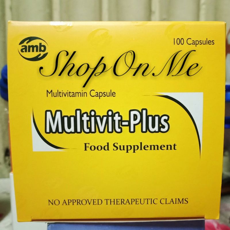 Multivit Plus / MultiLive Multivitamins 100 capsule | Shopee Philippines