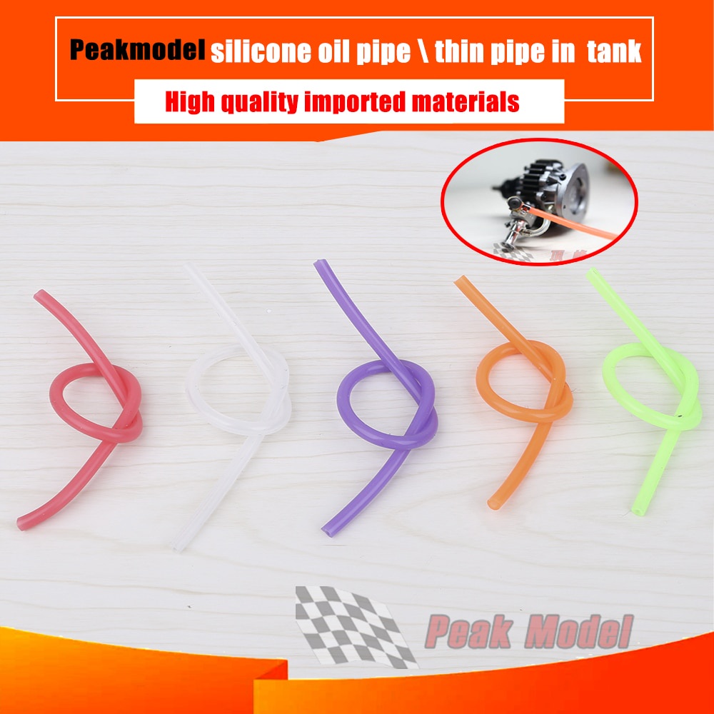 RC Silicone Fuel Line Oil Tube Fuel Pipe Hose for Methanol Engine Nitro ...