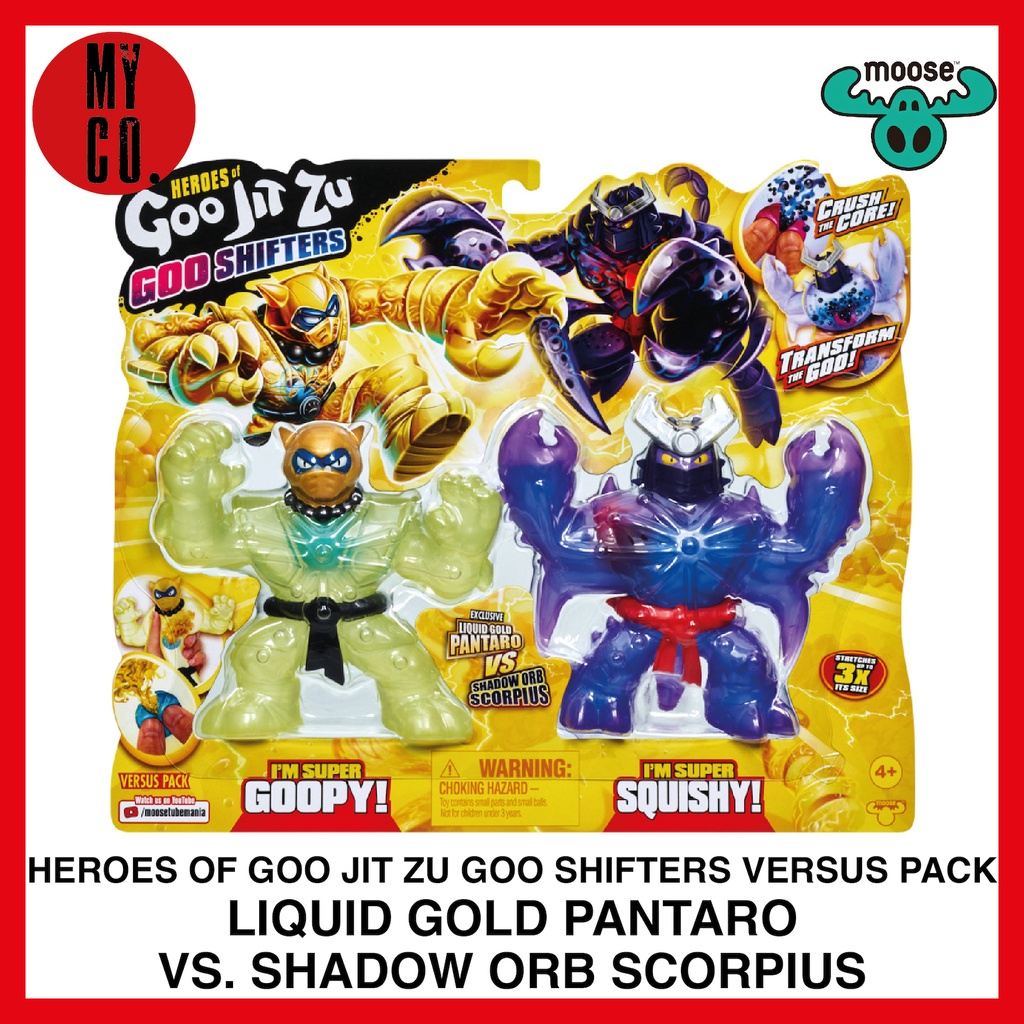 HEROES OF GOO JIT ZU GOO SHIFTERS LIQUID GOLD PANTARO VS SHADOW ORB ...