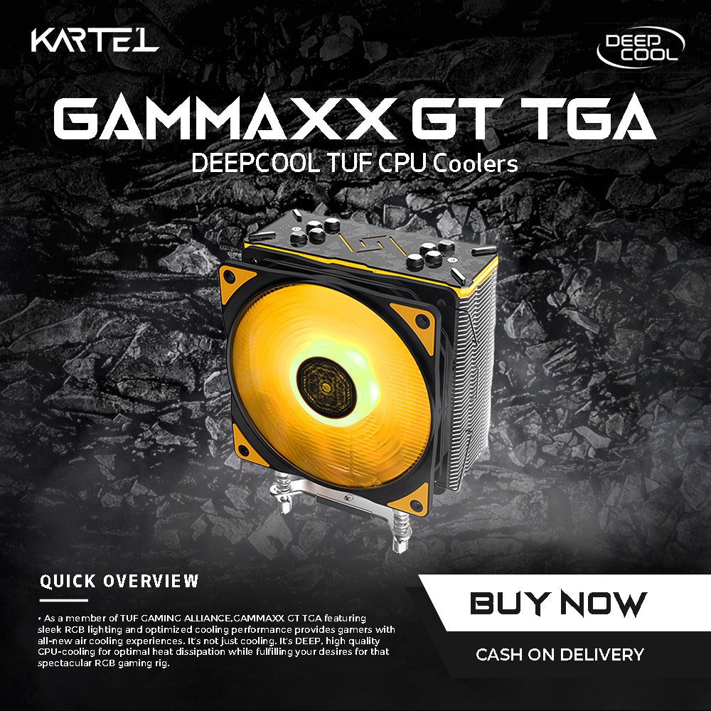 Deepcool GAMMAXX GT TGA TUF EDITION-CPU Cooler | Shopee Philippines