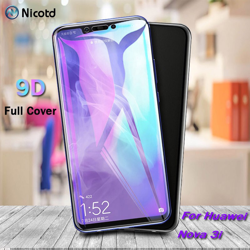Huawei Nova 3i Tempered Glass New 9D Full Cover Screen Protector ...