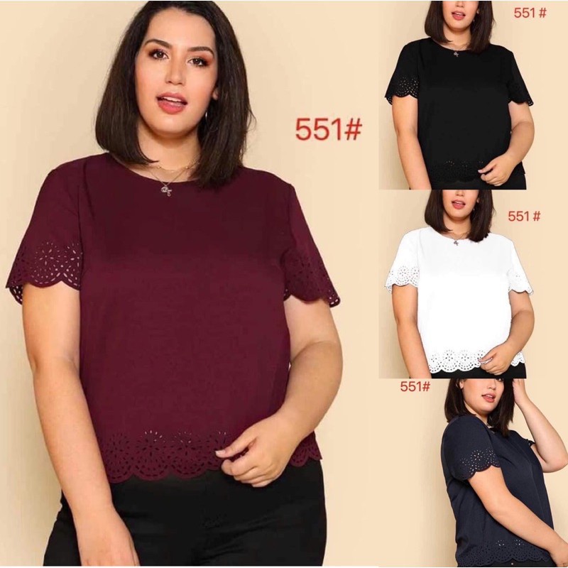 women's Fashion Plain Blouse Basic Casual Formal top | Shopee Philippines