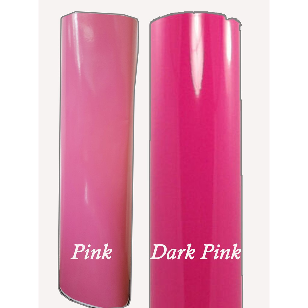 McCal Glossy vinyl sticker Decals Pink / Dark Pink (up to 164ft/4999cm ...