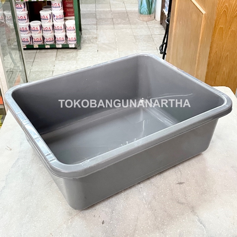 Paint Tub/Plastic Water Container Basin Gray/Gray Aesthetic/Aesthetic ...