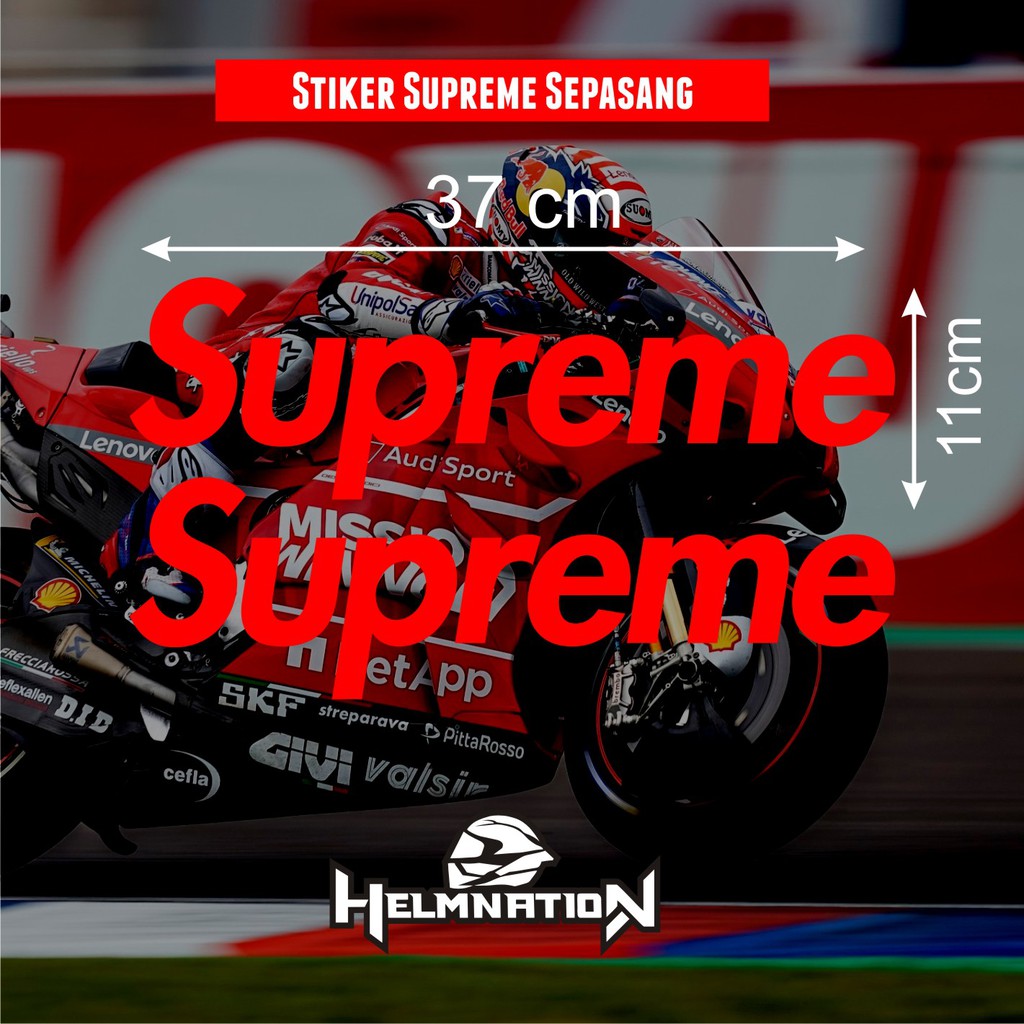 Sticker Pack SUPREME Big 2pcs | Shopee Philippines