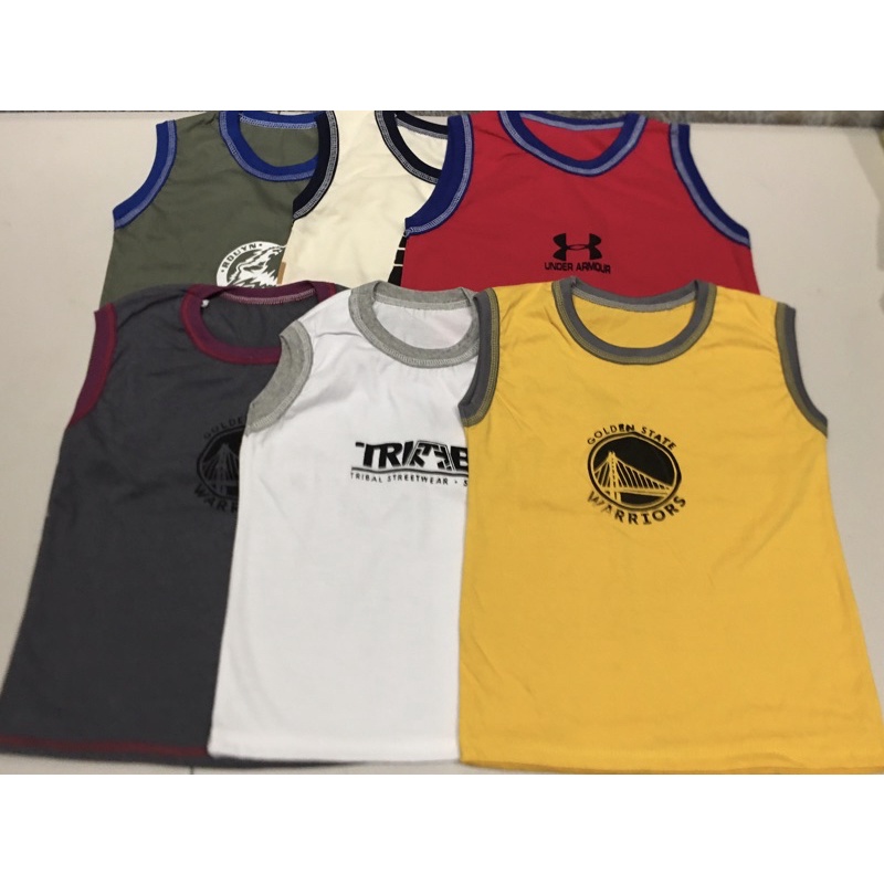 Muscle & Sando Colored Cotton Sando For Boys (3 - 13yo) | Shopee ...