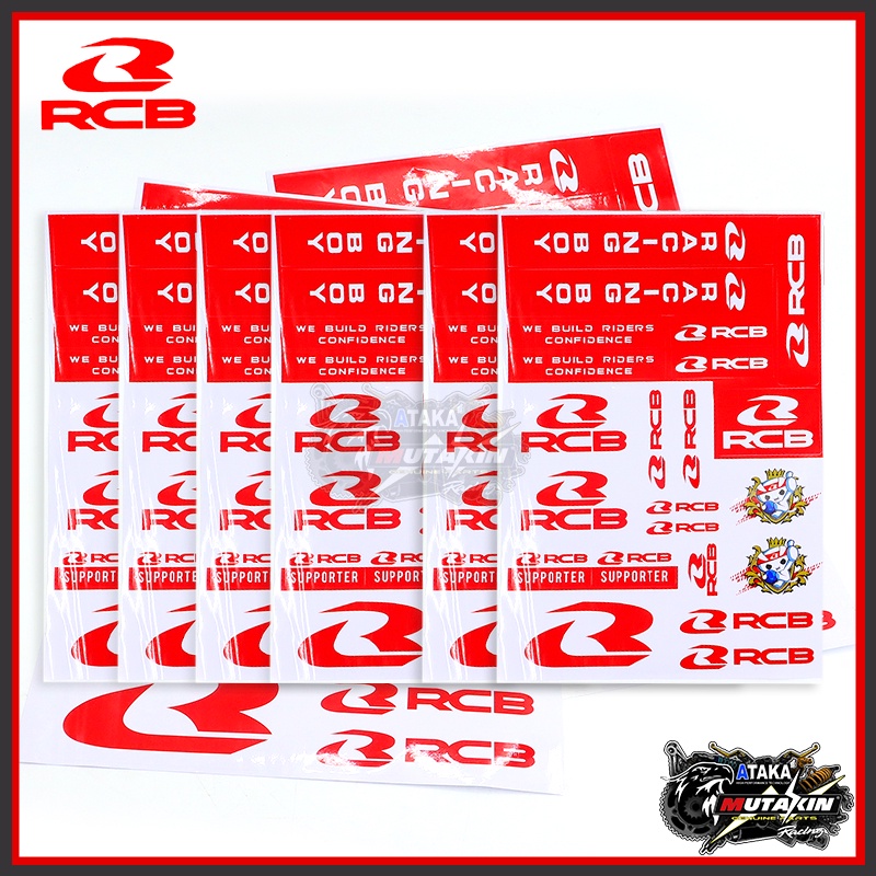 RCB OFFICIAL MERCHANDISE STICKER SET | Shopee Philippines