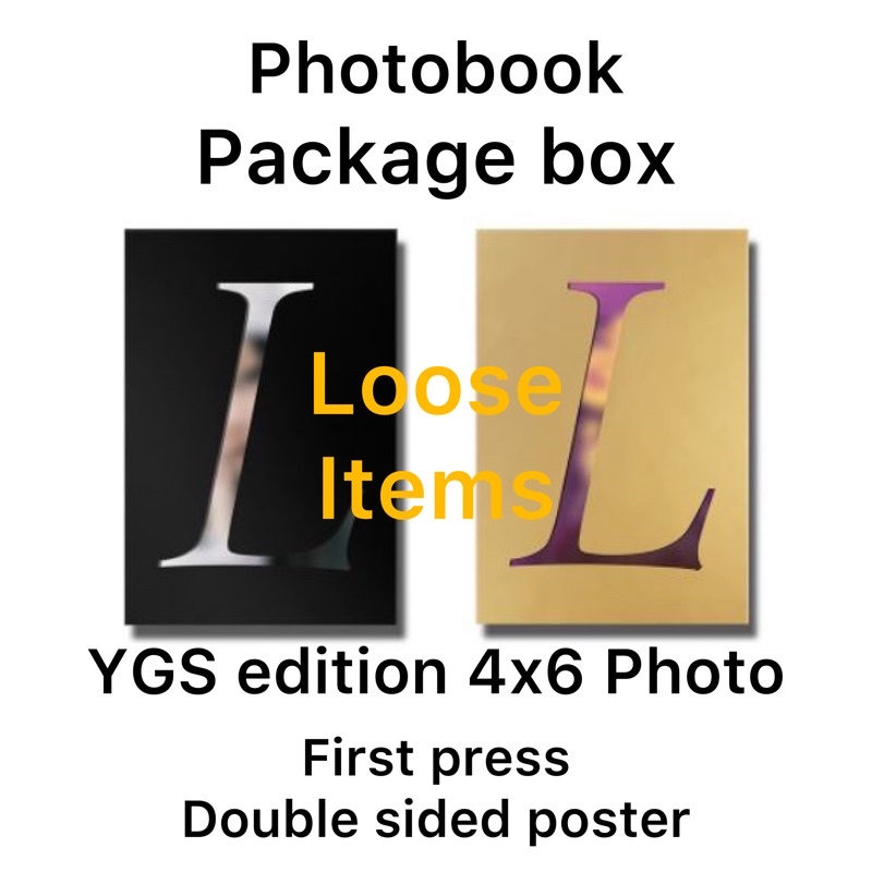 *Loose Items* BLACKPINK LISA first single album Photobook Package box ...