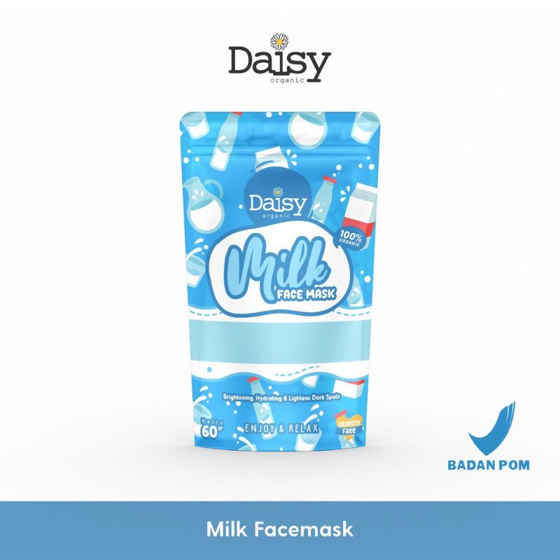 Daisy Organic Milk Mask Fullsize 60gr | Shopee Philippines