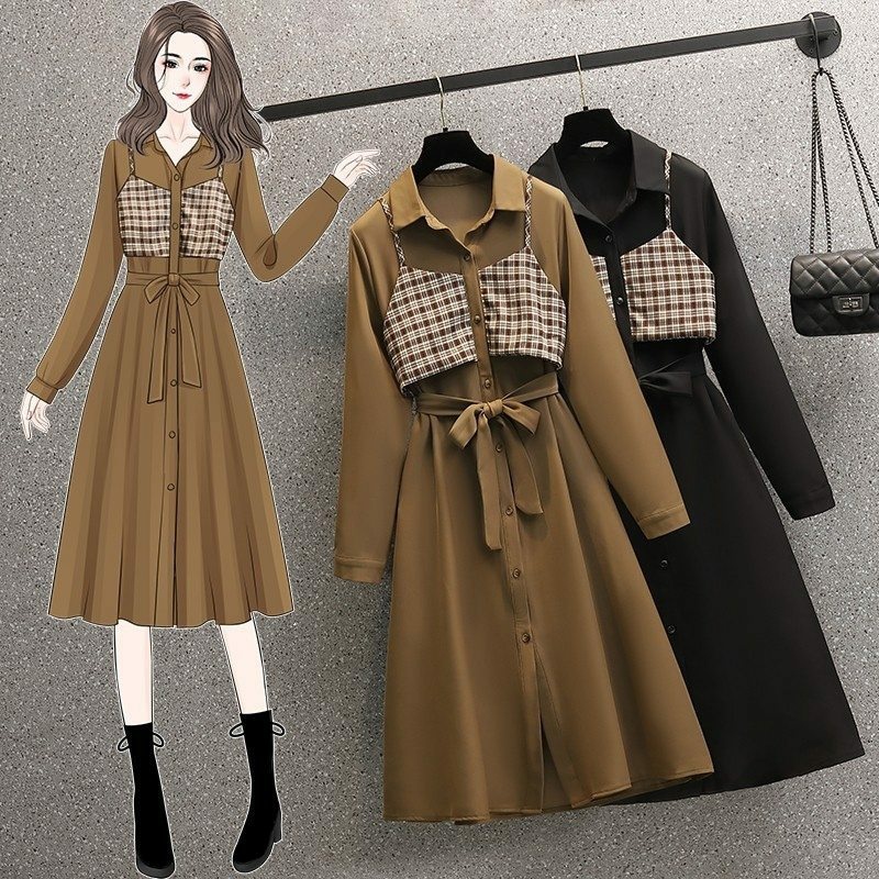 Vallina Outfit - Azalea Tunic Flannel Vest Premium Korean Style Women's ...