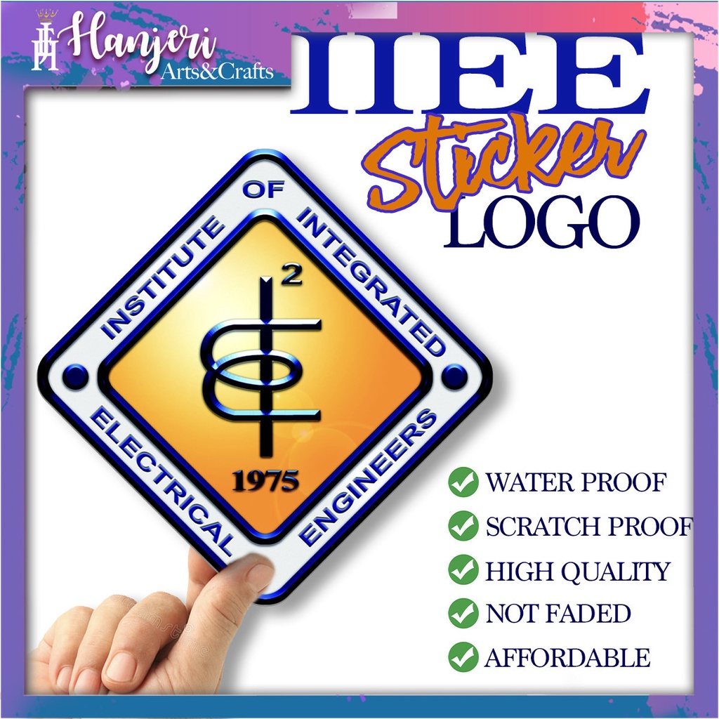 Vinyl Stickers IIEE Institute of Integration Electrical Engineers Logo ...