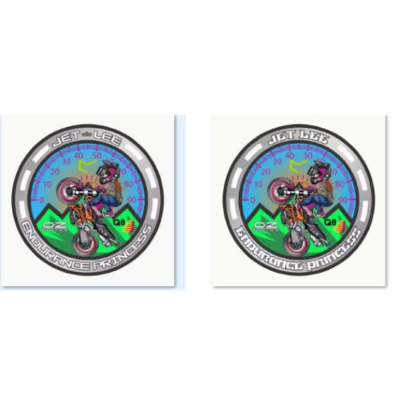 Sticker Logo Waterproof High Quality Bike Motorcycle Car Helmet JET LEE ...