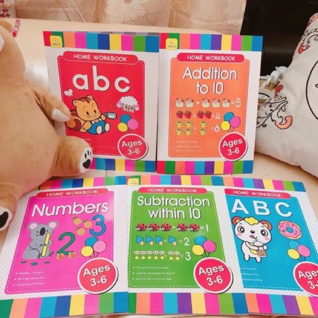 Cute home workbook children education exercises books(40pages) | Shopee ...