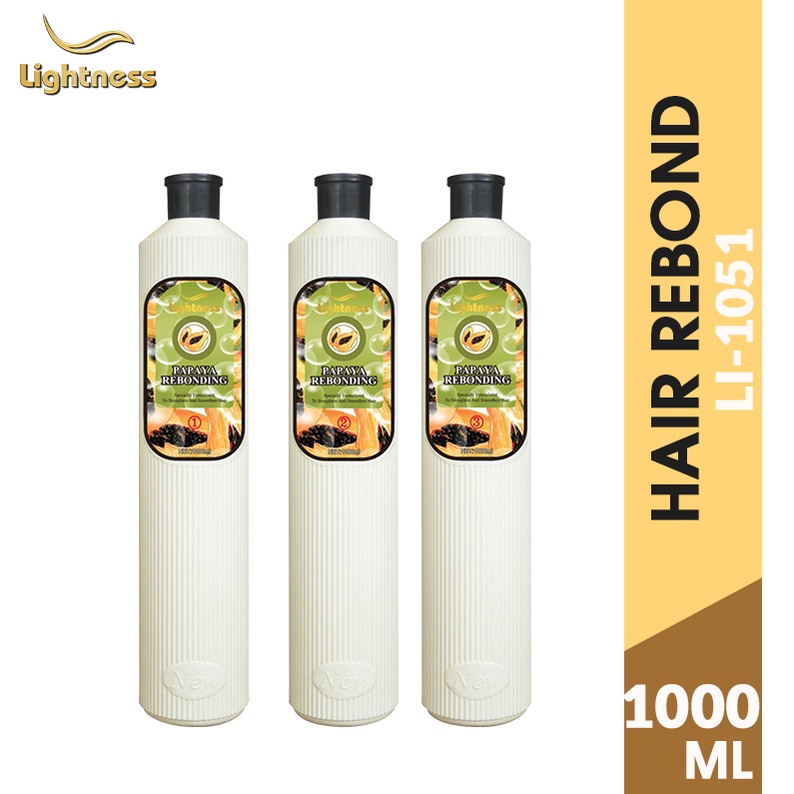 LIGHTNESS PAPAYA REBONDING (3in1) LI-1051 | Shopee Philippines