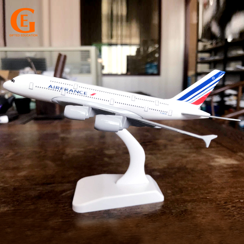 Air France Airbus 380 Diecast Aircraft Model A380 Metal Aeroplane Plane ...