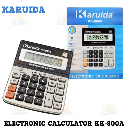 Acacia Solar Electronic Calculator 8/12 Digits Electronic Calculator ...