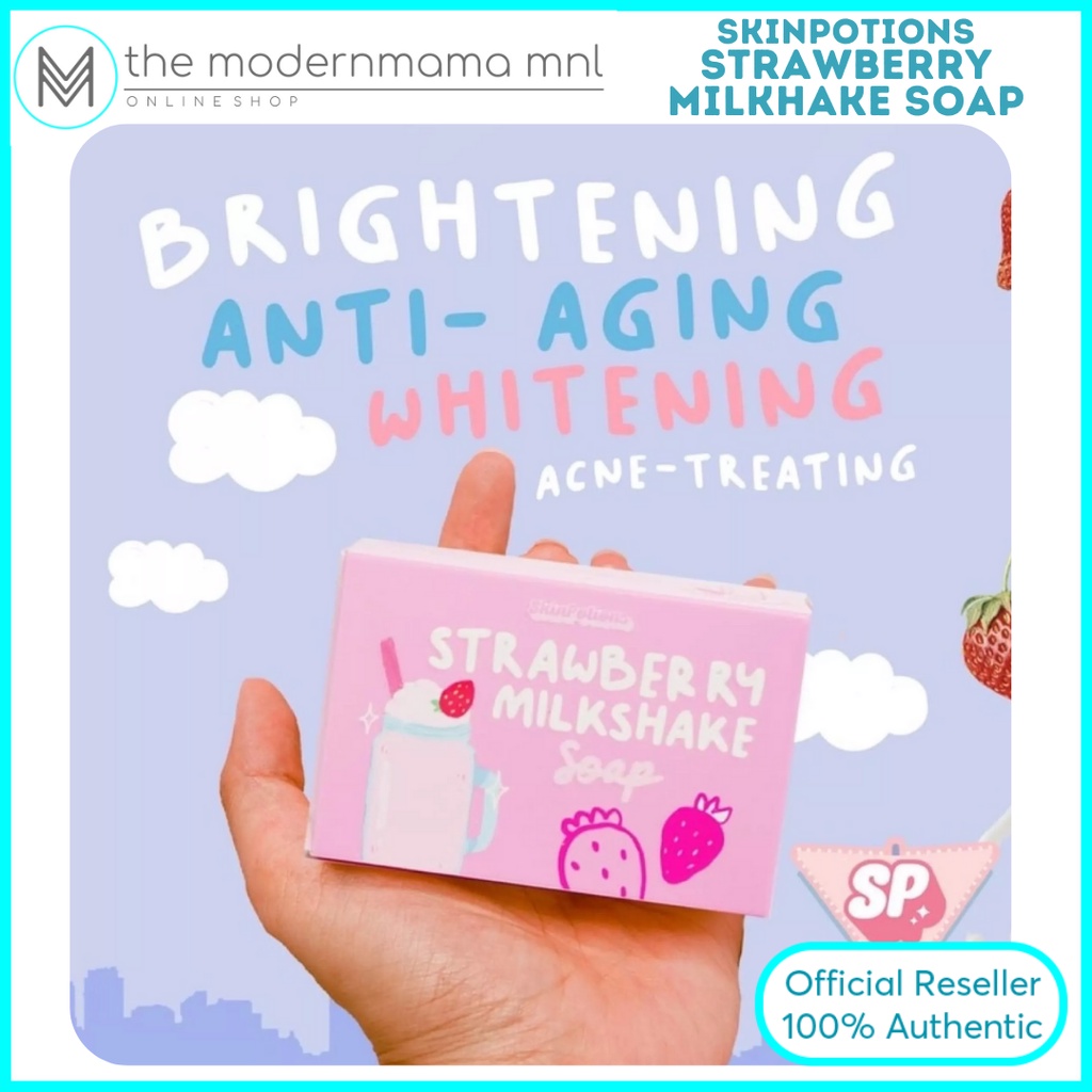 SkinPotions Strawberry Milk Shake Soap - Intense 7x Whitening Soap ...