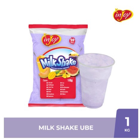 inJoy Ube Milk Shake | Instant Powder Milk Drink 1kg | Shopee Philippines