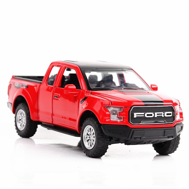 1/32 Scale Ford Raptor Pick Up Truck Diecast Alloy Model Toys with ...