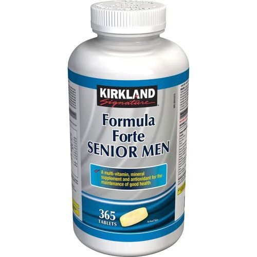 Kirkland Signature Formula Forte Senior Men, - 365 Tablets | Shopee ...