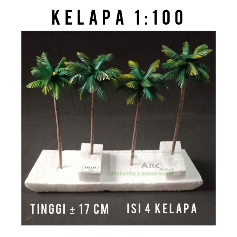 Model 1:12 Scale Coconut Tree Miniature/ for Architecture | Shopee ...