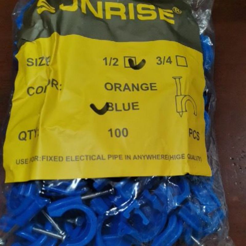 Sunrise brand Heavy-duty pvc clamp 1/2inch orange and Blue/pipe clamp ...