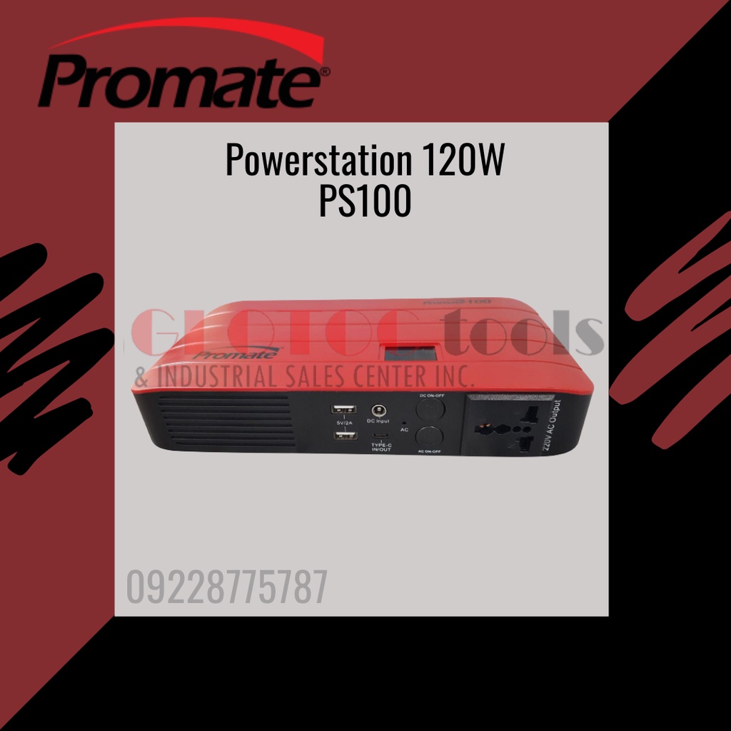 PROMATE POWER STATION 120WATTS PS100 | Shopee Philippines
