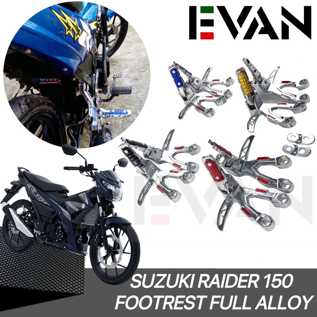 Full Alloy Footrest For Suzuki Raider 150 Rear Footrest Motorcycle ...