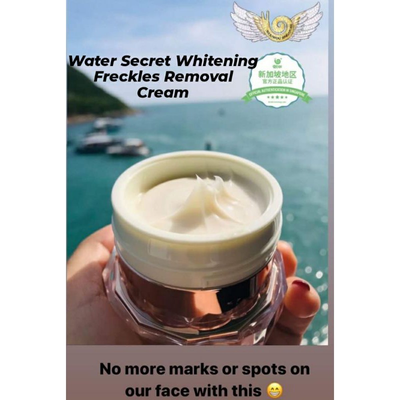 Water Secret Whitening Freckles Removal Cream | Shopee Philippines