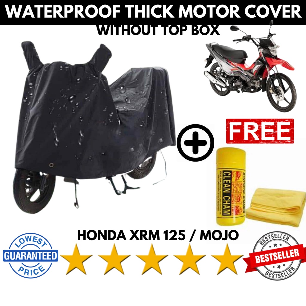 HONDA XRM 125 MOTOR COVER WATERPROOF WITH FREE CHAM / HONDA XRM 125 ...