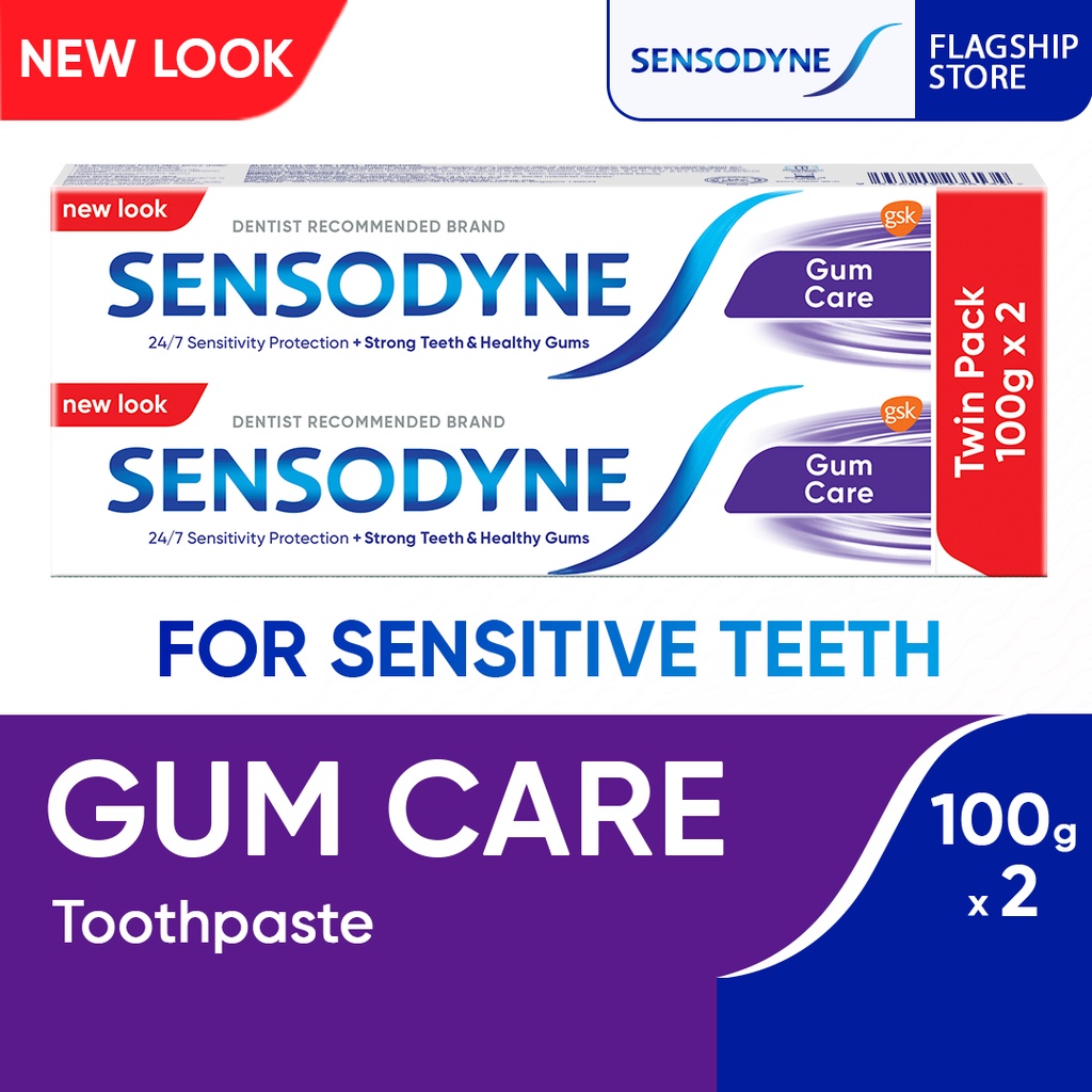 Sensodyne Gum Care Toothpaste 100g [Twin Pack] for Sensitivity ...