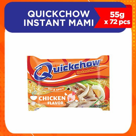 Quickchow Instant Mami Chicken Hot & Spicy by 72s | Shopee Philippines